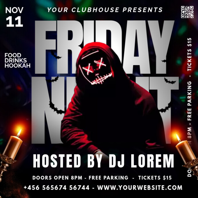 FRIDAY NIGHT Template | PosterMyWall