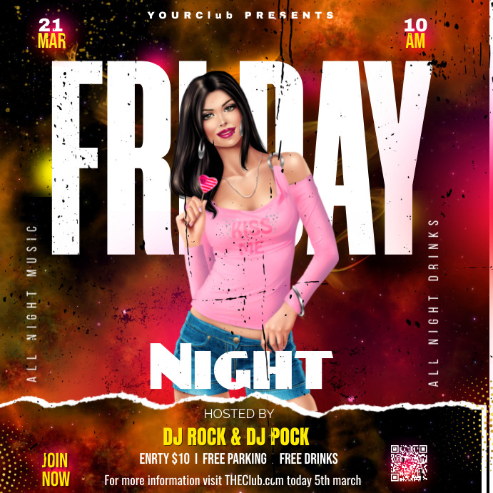 friday night Template | PosterMyWall