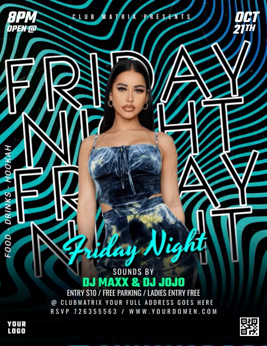 Friday Night Template | PosterMyWall