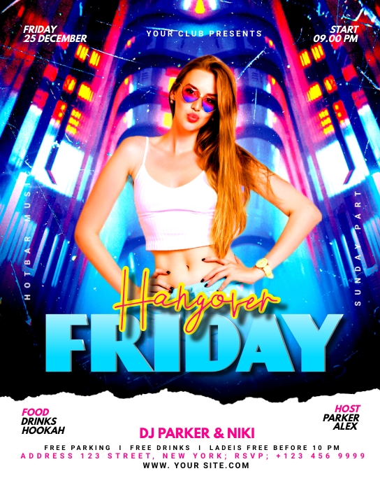 FRIDAY NIGHT Template | PosterMyWall