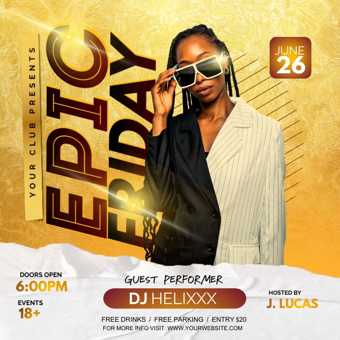 friday night Template | PosterMyWall