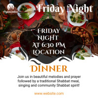 Friday Night Dinner Template | PosterMyWall