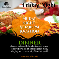 Friday Night Dinner Template | PosterMyWall
