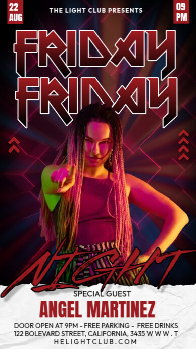 Friday Night Event Template | PosterMyWall