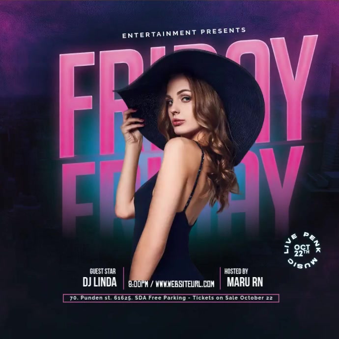 Friday Night Event | PosterMyWall