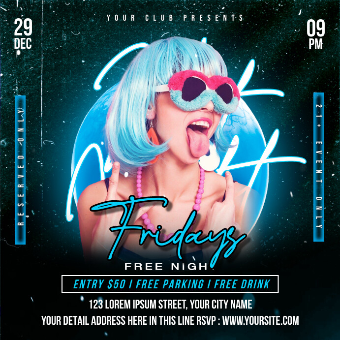 Copy of Friday Night Event | PosterMyWall