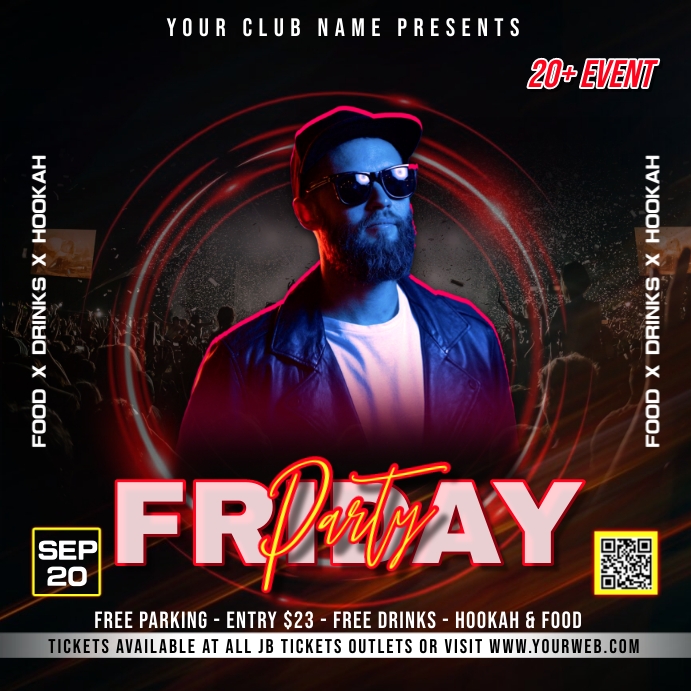 Friday Night Event Template | PosterMyWall