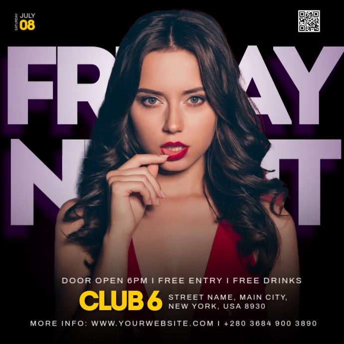 Copy of Friday Night Event | PosterMyWall