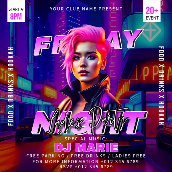 Friday Night Event Template | PosterMyWall