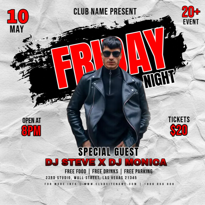 Copy of Friday Night Event | PosterMyWall