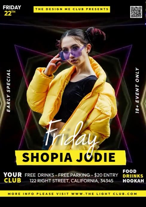 Modèle Friday Night Event Video Ads | PosterMyWall