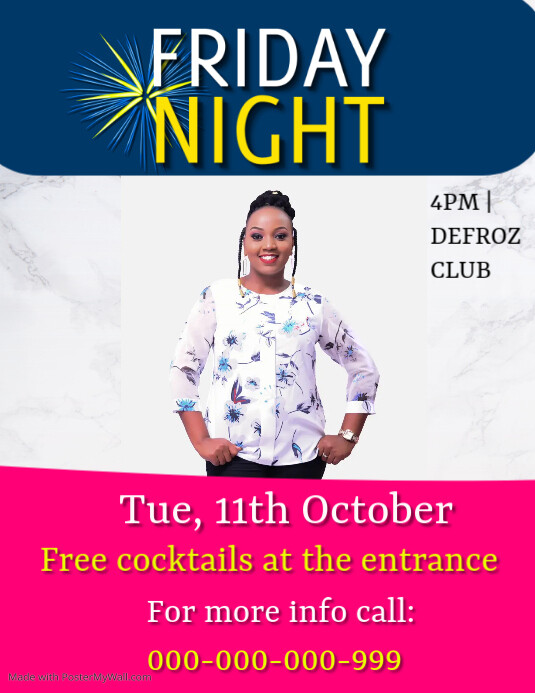 Friday Night Flyer Template | PosterMyWall