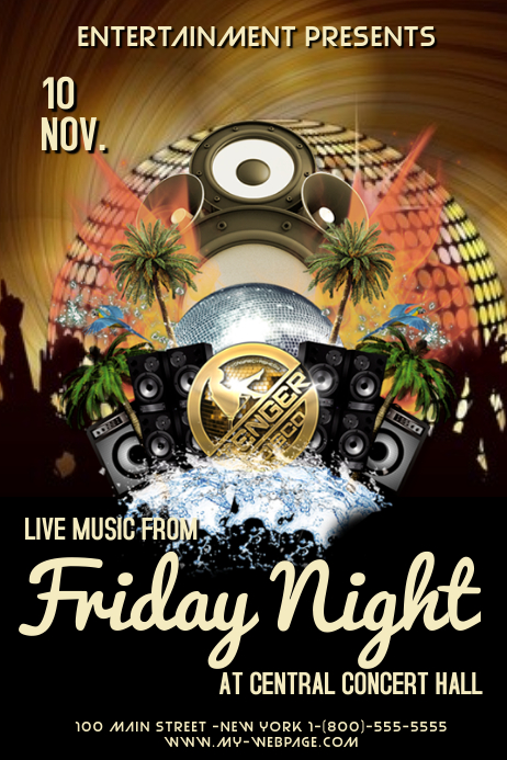 Friday Night Template | PosterMyWall