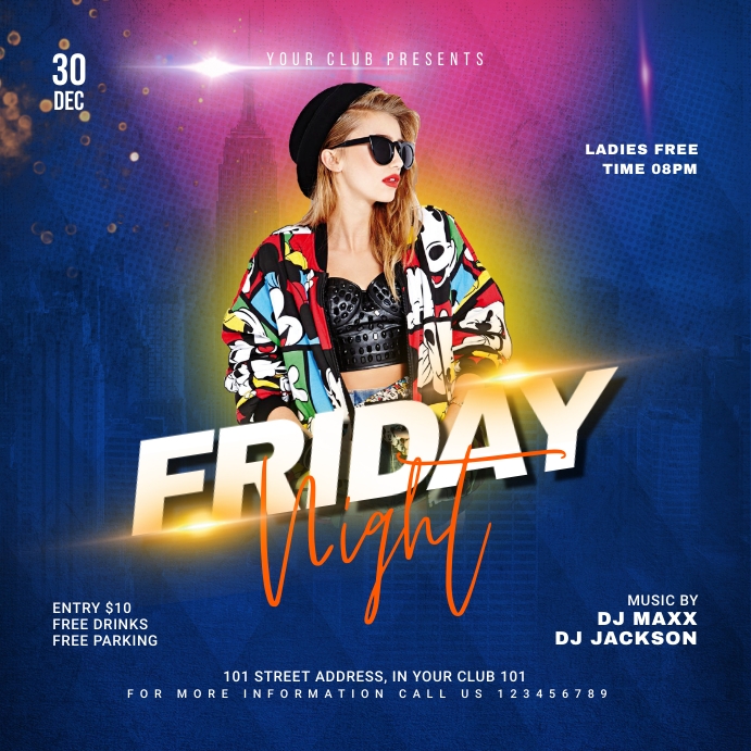 friday night friday night Template | PosterMyWall