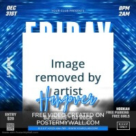 Lost Friday Chill-out Night Template | PosterMyWall
