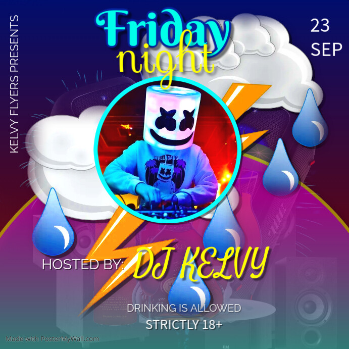 Copy of FRIDAY NIGHT INSTAGRAM POST | PosterMyWall