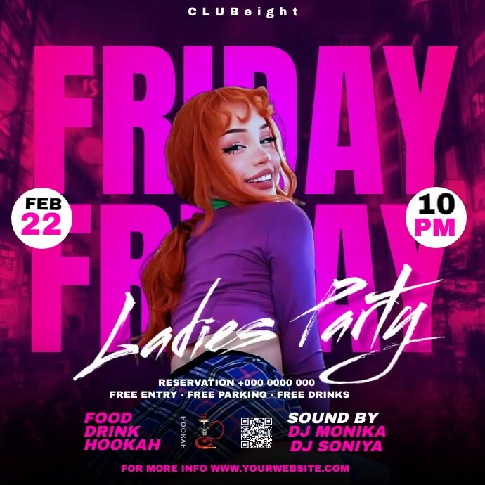 friday night live club party Template | PosterMyWall