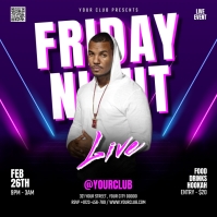 Friday Night Live Template | PosterMyWall