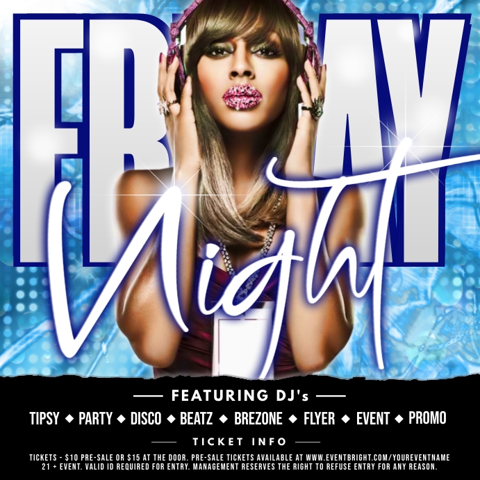 Copy of Friday Night Nightclub Poster | PosterMyWall