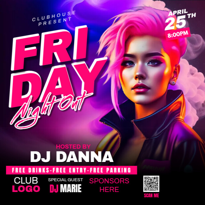 Copy of Friday Night Out | PosterMyWall