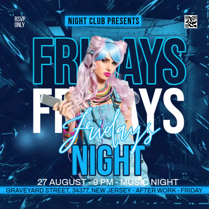 Copy of Friday Night Party Ads | PosterMyWall