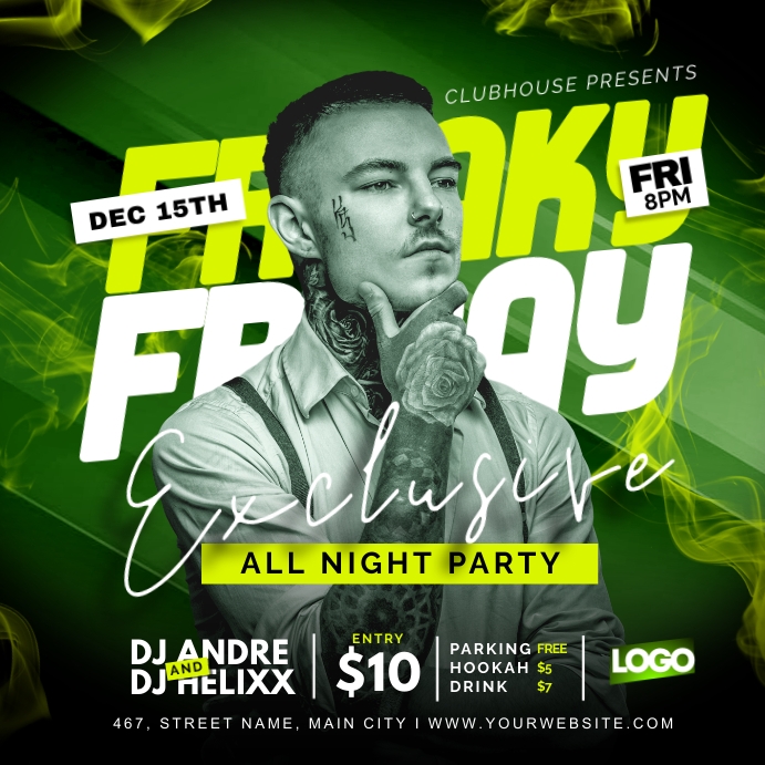 friday night party club poster Template | PosterMyWall