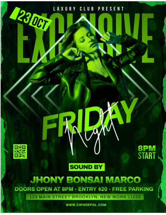 Copy of Friday night party | PosterMyWall