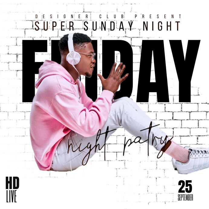 Copy of Friday Night Party | PosterMyWall
