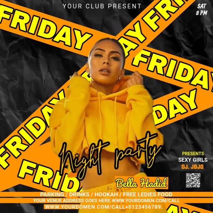 Copy of FRIDAY NIGHT PARTY | PosterMyWall