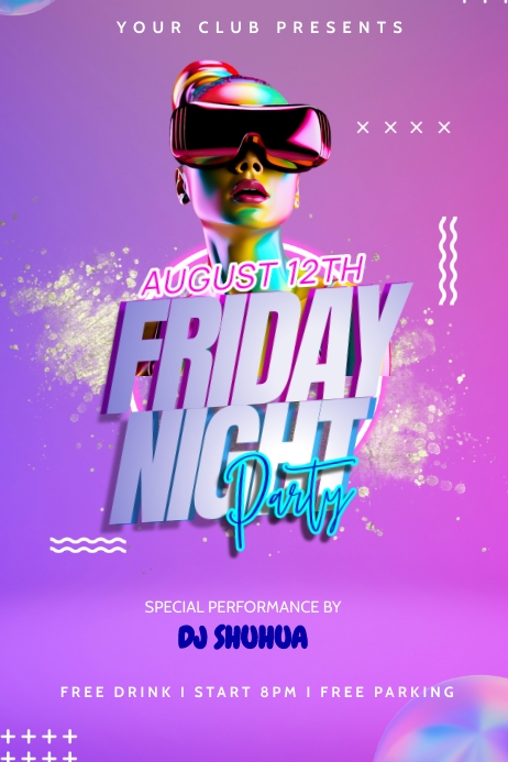 friday night party Template | PosterMyWall