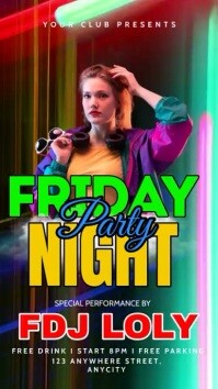 Friday Night Party Template | PosterMyWall