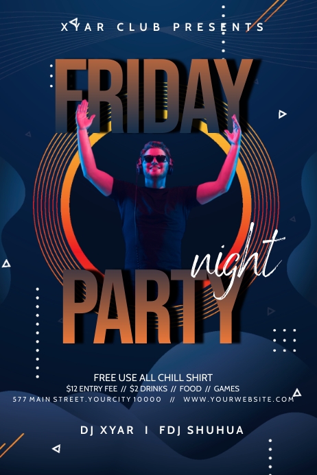 friday night party Template | PosterMyWall