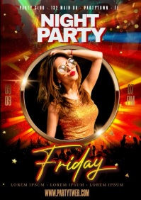 Friday Night Party Template | PosterMyWall