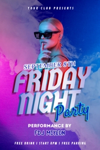 friday night party Template | PosterMyWall
