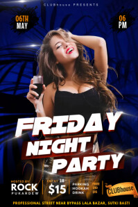 ladies Night hangover party flyer Template | PosterMyWall