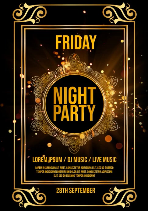 friday night party Template | PosterMyWall