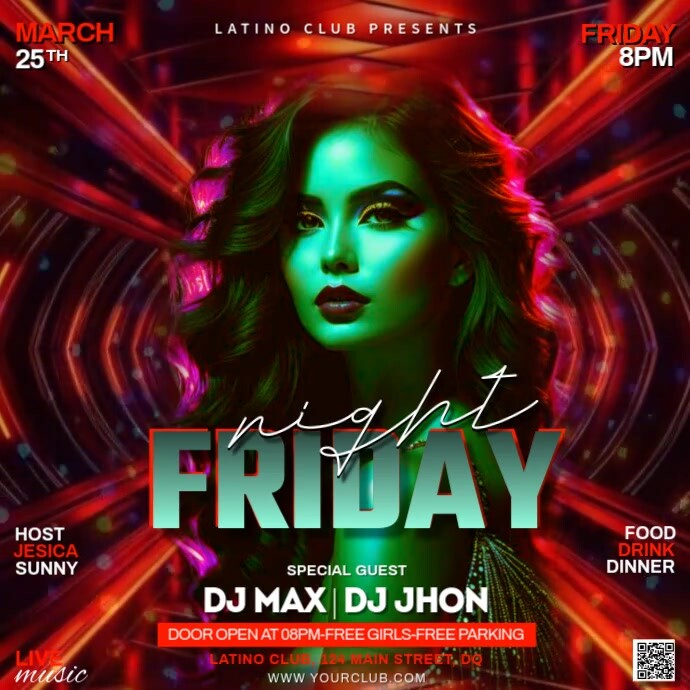 friday night party Template | PosterMyWall