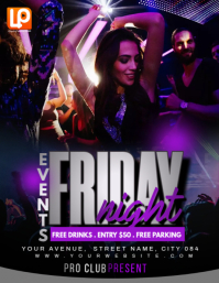 Friday Night Party Template | PosterMyWall