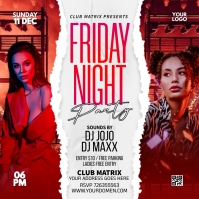 Friday party night Template | PosterMyWall
