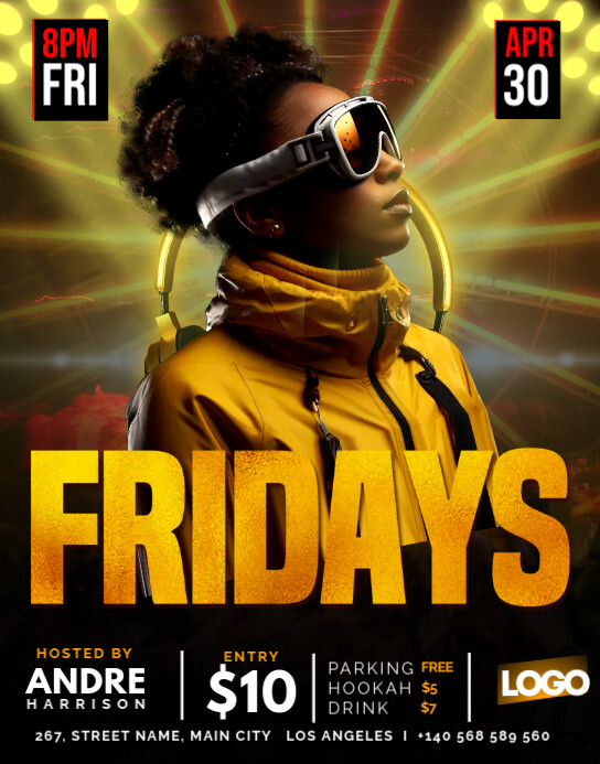 Friday night party Template | PosterMyWall