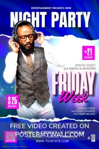 FRIDAY NIGHT Template | PosterMyWall