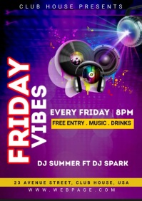 Friday Rave Party Template | PosterMyWall