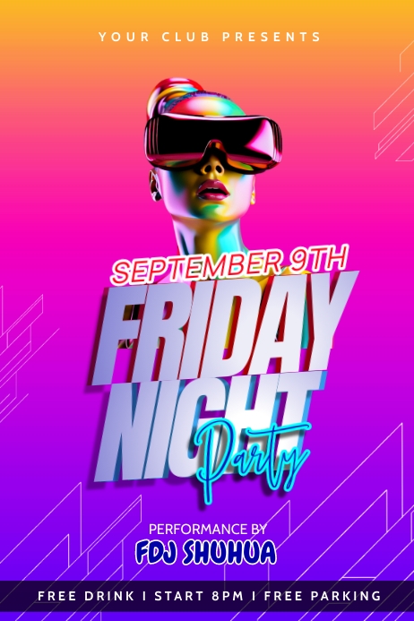 friday night party Template | PosterMyWall