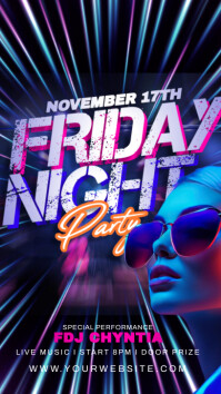 Friday Night Party Template | PosterMyWall