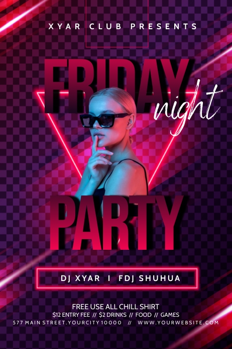 friday night party Template | PosterMyWall