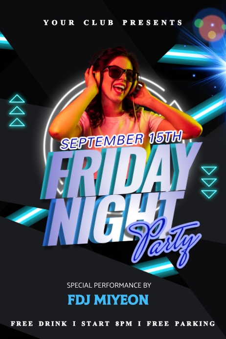 friday night party Template | PosterMyWall