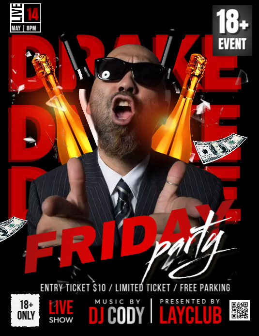 Friday Night Party Template | PosterMyWall