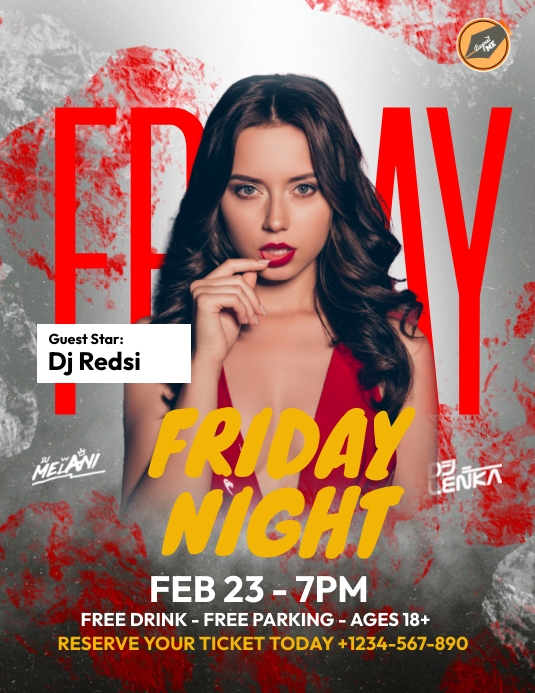 Friday Night Party Template | PosterMyWall