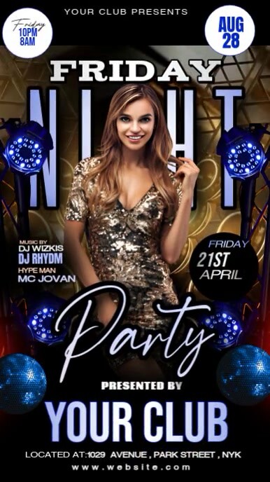 friday night party Template | PosterMyWall