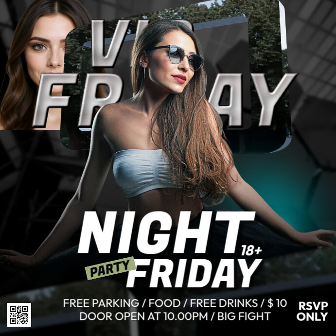 Friday Night Party Template | PosterMyWall